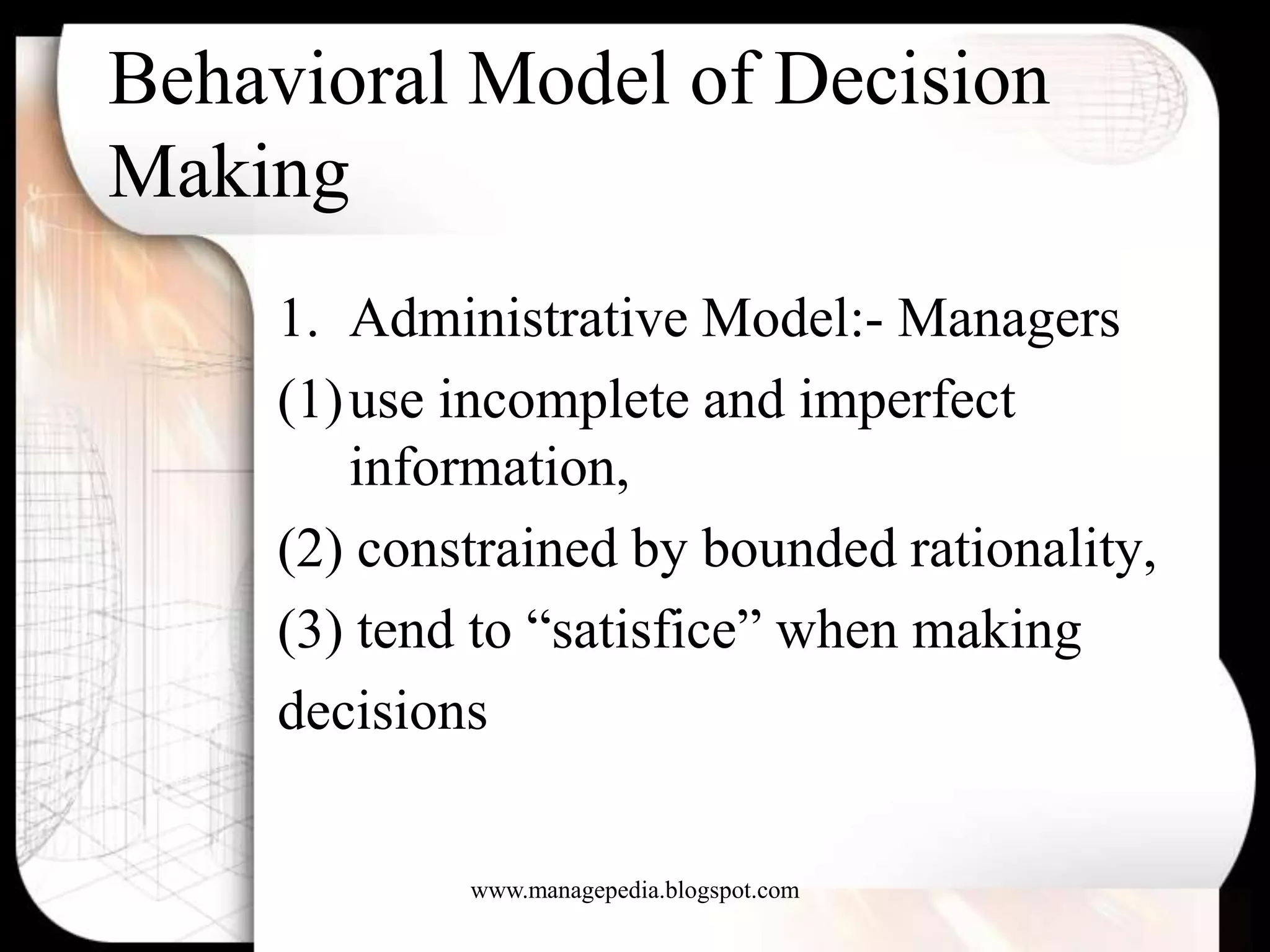 Strategic decision making | PPTX