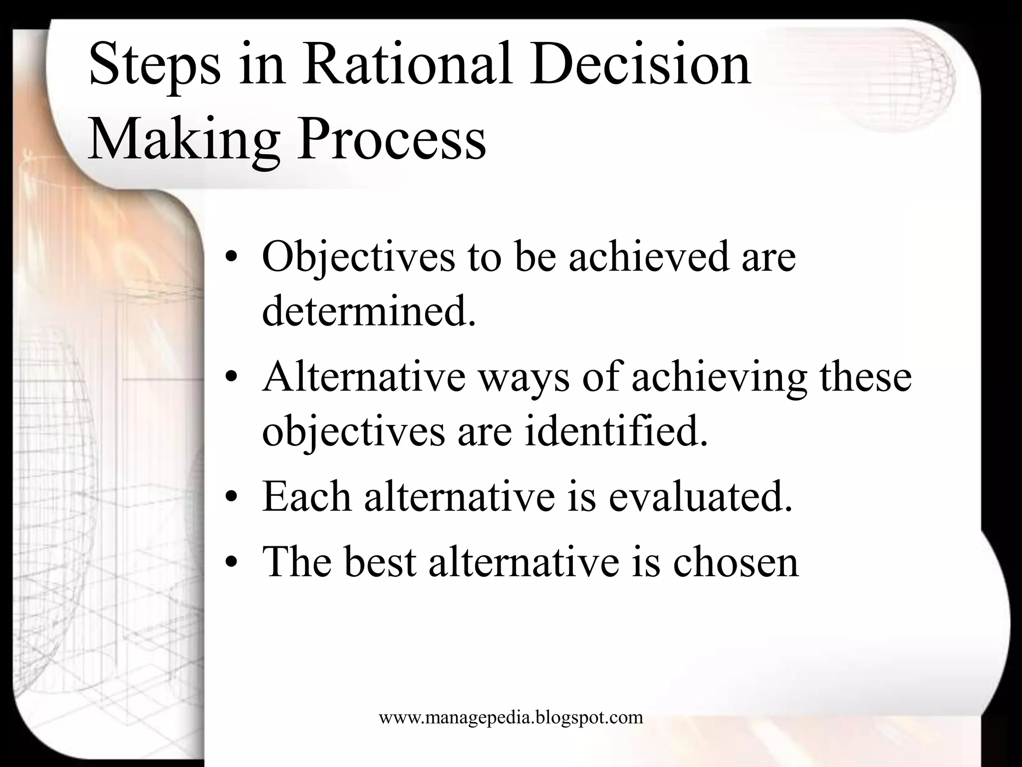 Strategic decision making | PPTX