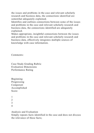 Strategic Decision MakingComprehensive Capstone Case Study Instr.docx ...