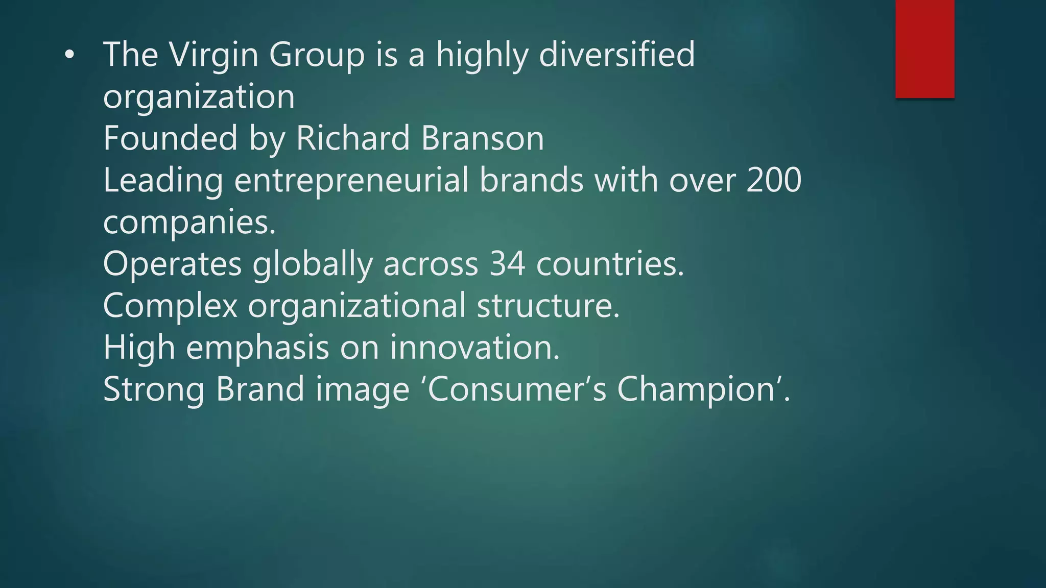 virgin group strategic development | PPTX
