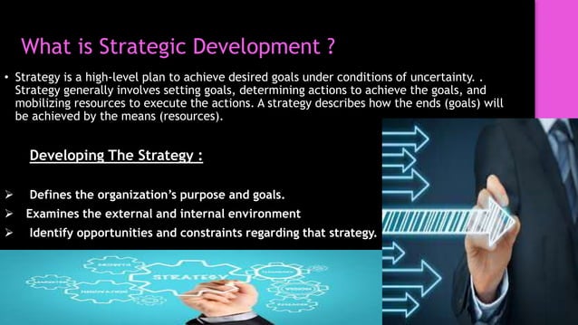 Strategic develop ppt | PPTX | Business | Business and Finance