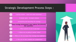 Strategic develop ppt | PPTX | Business | Business and Finance