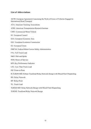 Strategic Dispatching System Design for Truckload Transportation | PDF ...