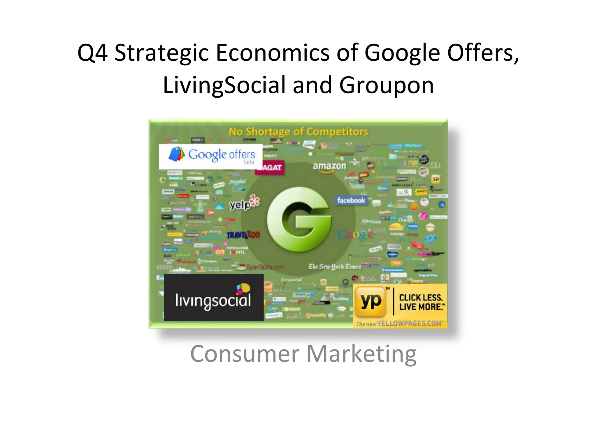 Strategic economics of google offers, living social and | PPT
