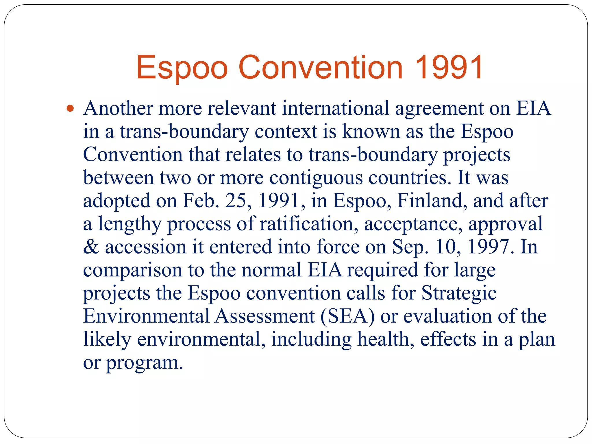 Strategic Environmental Assessment (SEA) | PPTX