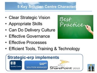 Strategic ERP Solution Management Centre Model | PPTX | Business ...