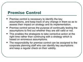 Strategic evaluation and control | PPT