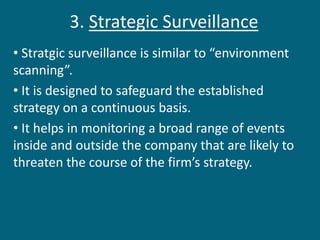 Strategic evaluation and control | PPTX