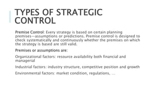 Strategic evaluation and control.pptx | Business | Business and Finance