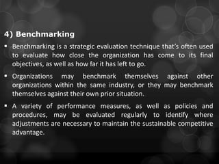 Strategic evaluation & control | PPTX