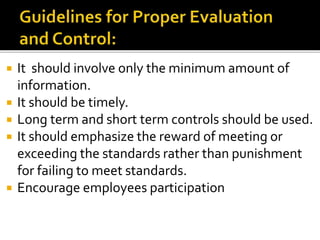 Strategic evaluation & control | PPTX