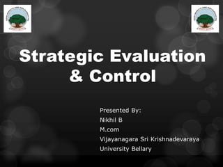Strategic evaluation control | PPT