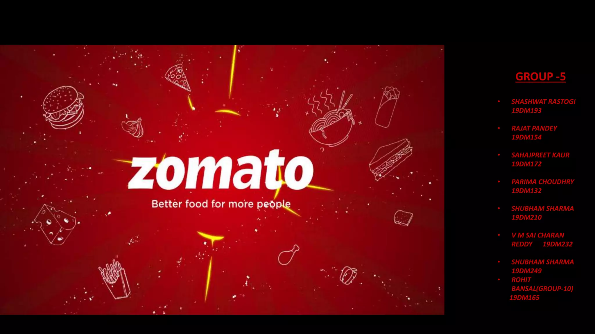 Understanding Zomato and its business model | PPTX