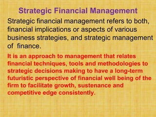 Strategic financial management | PPT