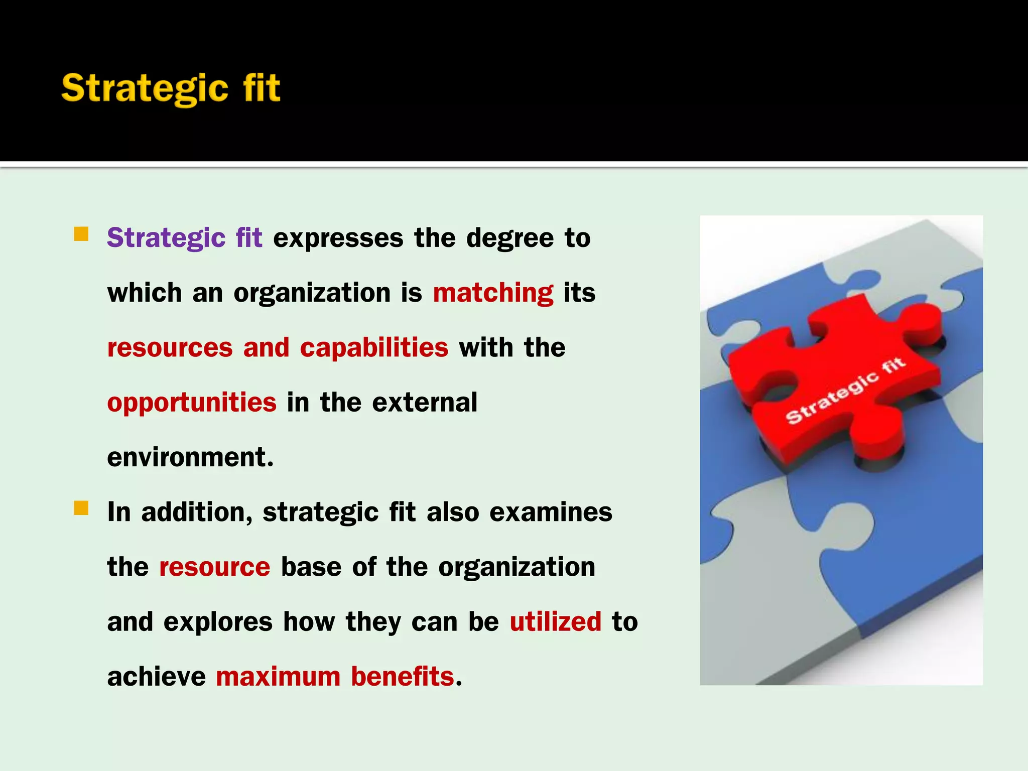 ความเข้ากันได้เชิงกลยุทธ์ Strategic fit | PDF | Mergers and ...