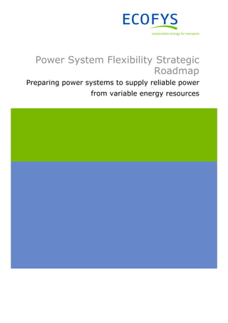 Power System Flexibility Strategic Roadmap | PDF