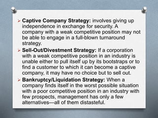 Strategic formulation: corporate strategy | PPTX