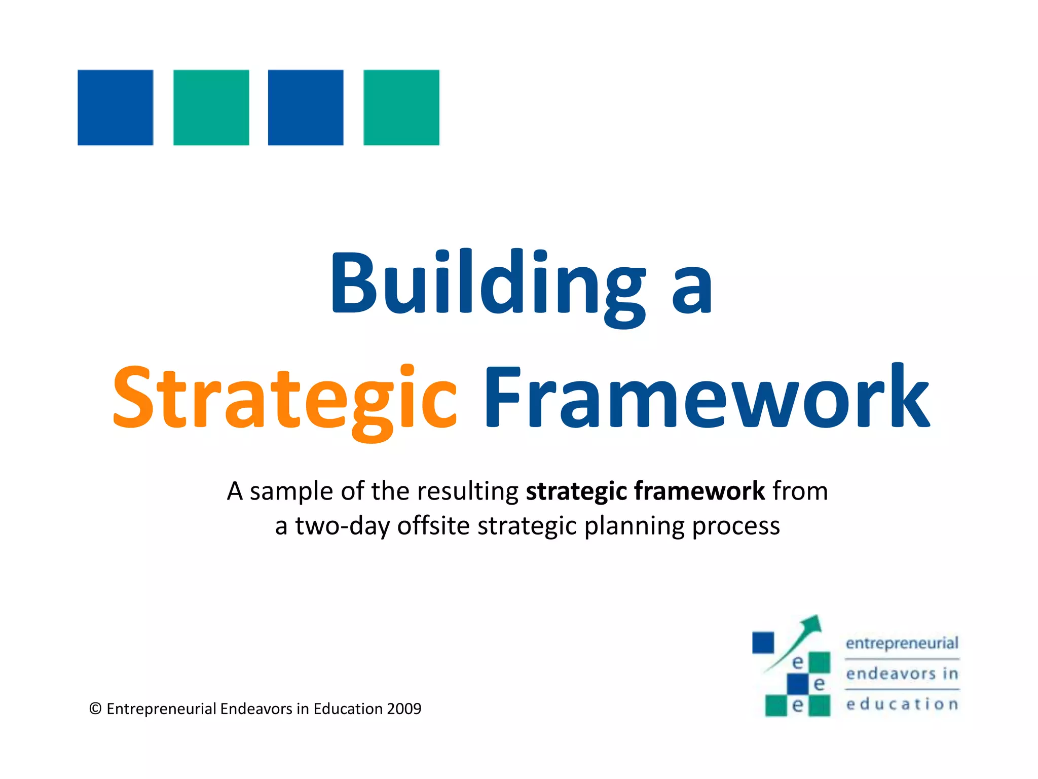 Strategic Frameworking Process | PPTX