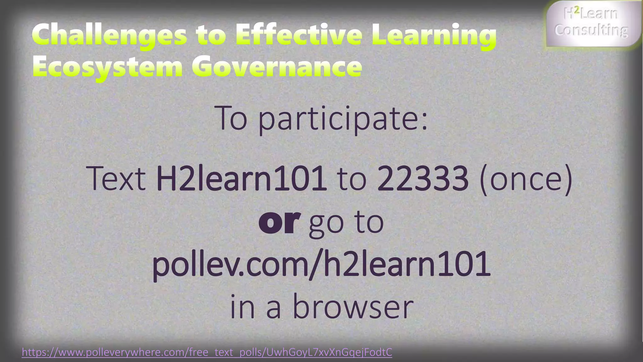 Strategic Governance : A [Disruptive] Framework for Enterprise Learning ...