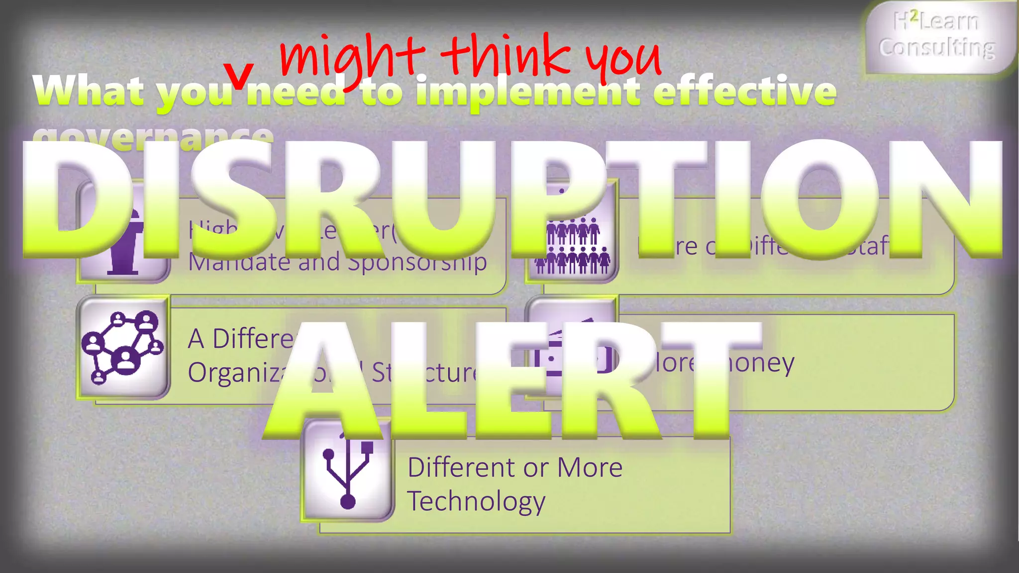 Strategic Governance : A [Disruptive] Framework for Enterprise Learning ...