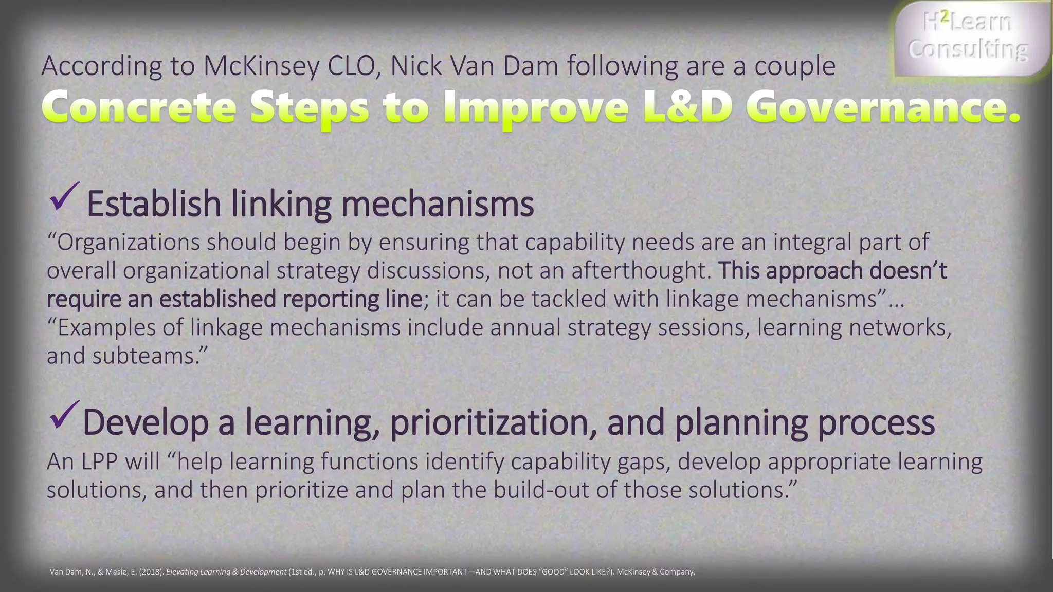 Strategic Governance : A [Disruptive] Framework for Enterprise Learning ...