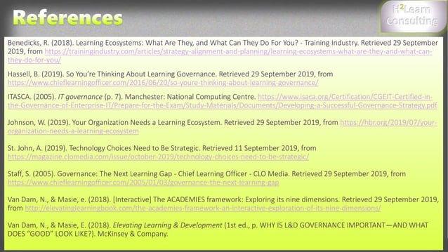 Strategic Governance : A [Disruptive] Framework for Enterprise Learning ...