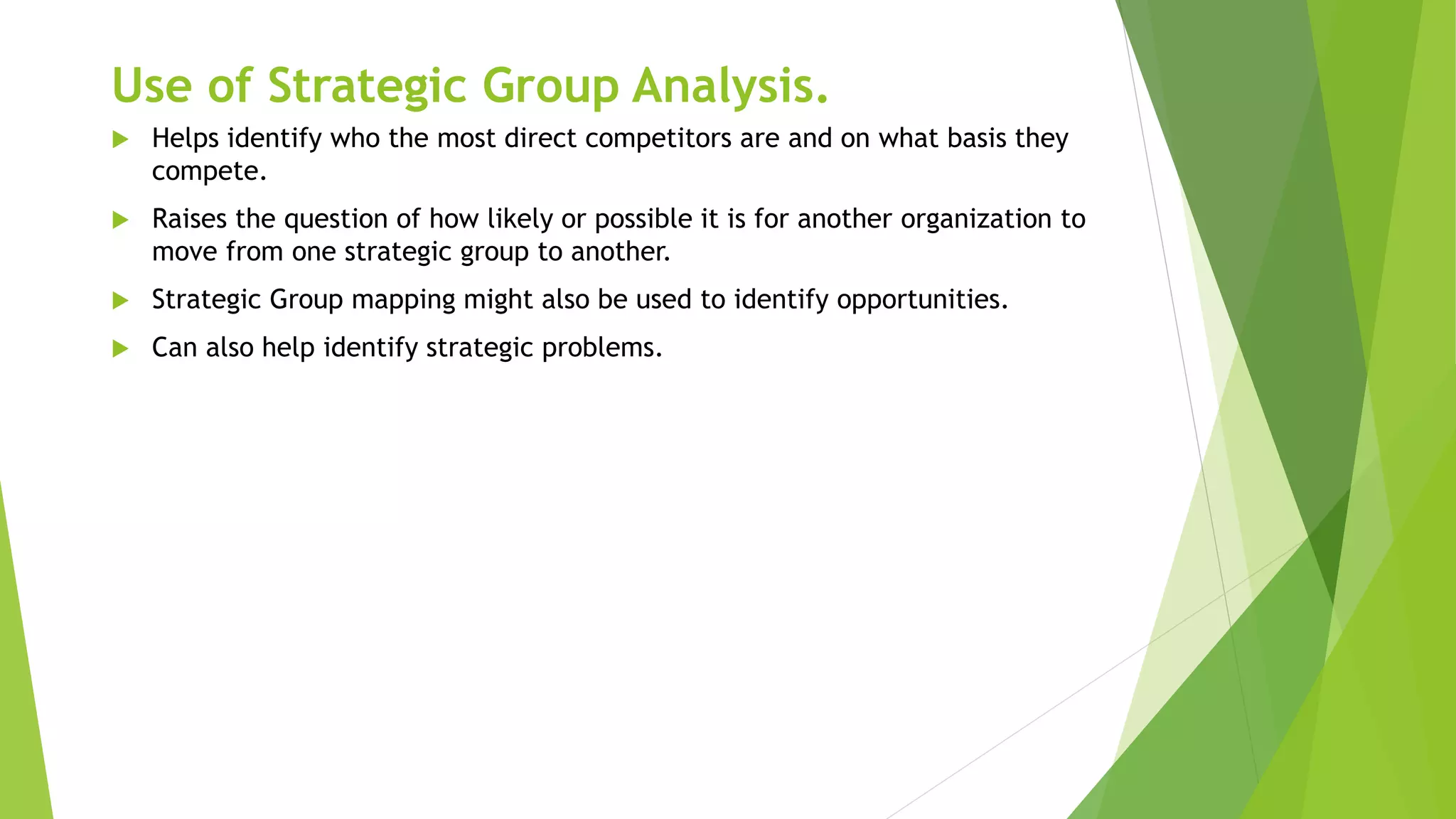 Strategic group analysis and positioning | PPTX