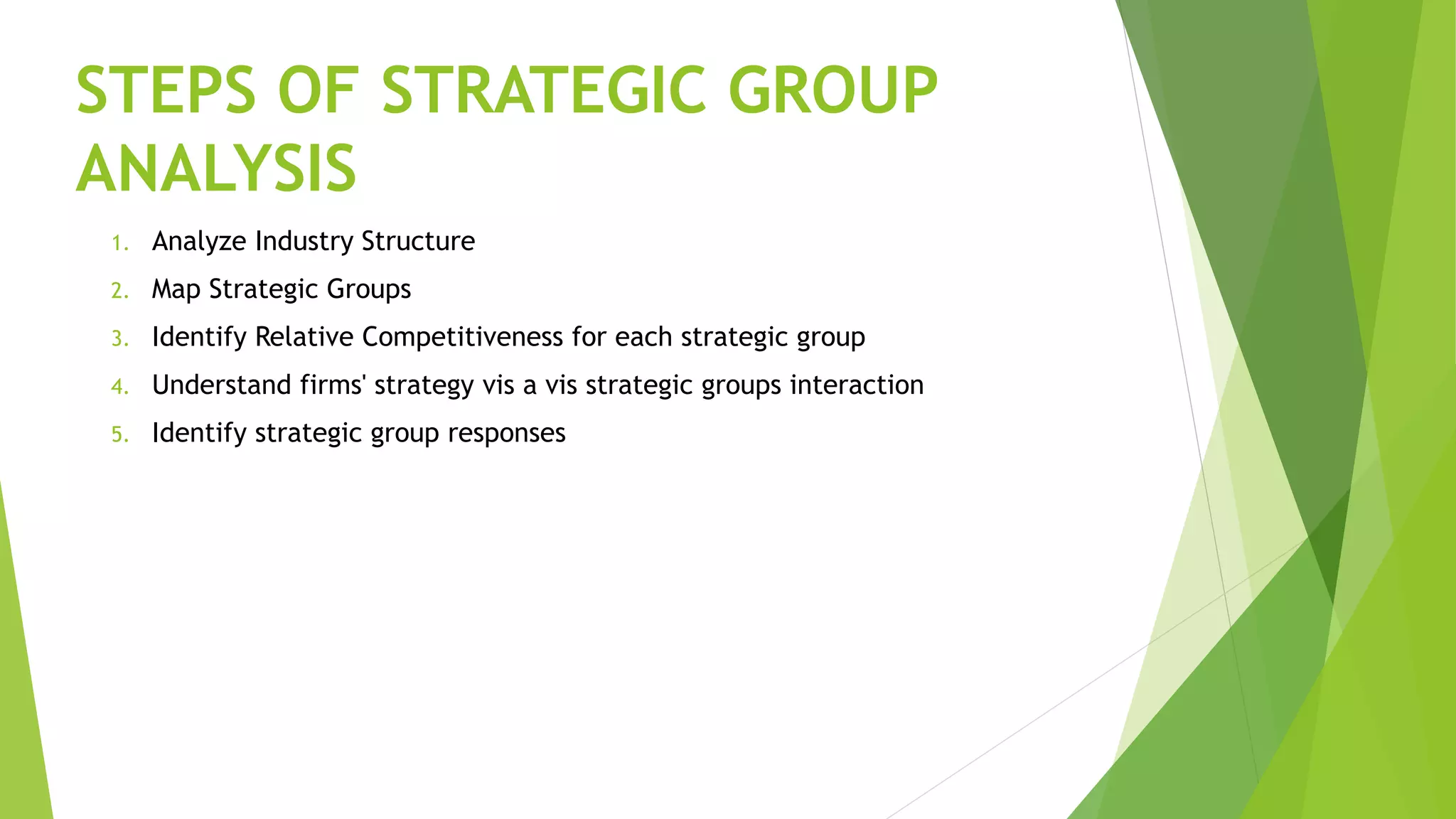 Strategic group analysis and positioning | PPTX