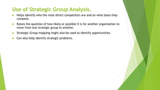 Strategic group analysis and positioning | PPTX