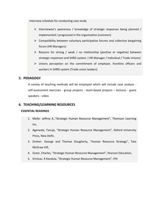 Strategic hrm | PDF