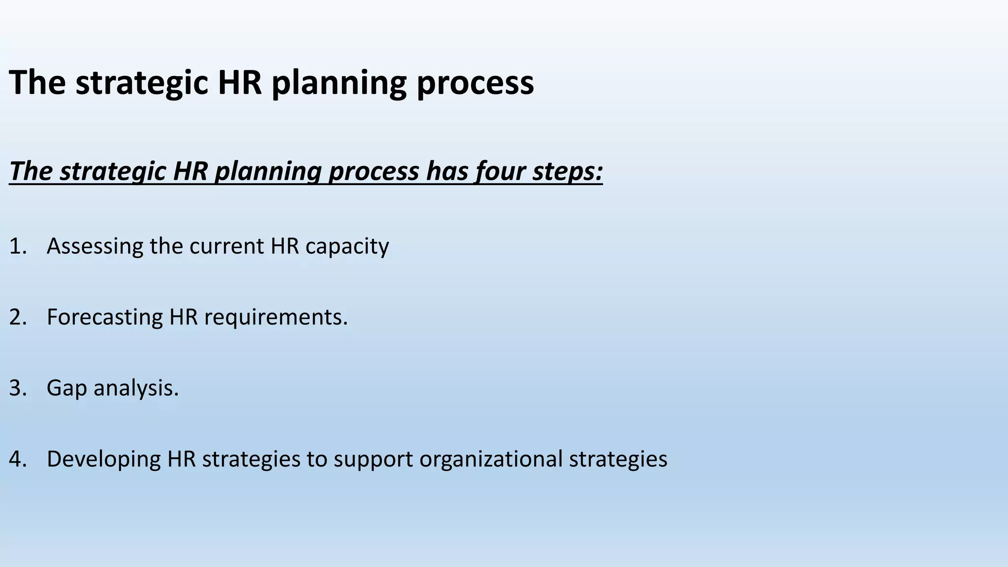 Strategic hr management and planning | PPTX