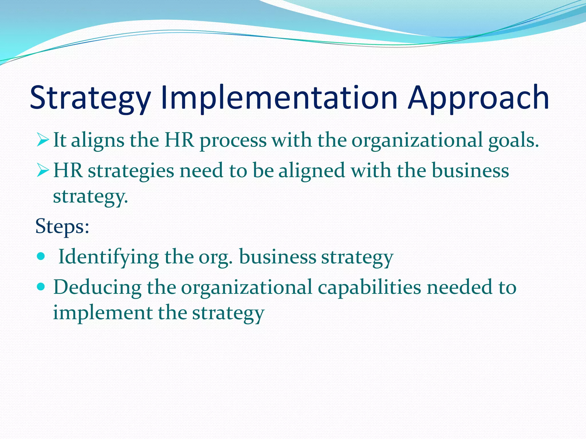 Strategic hrm approaches | PPTX