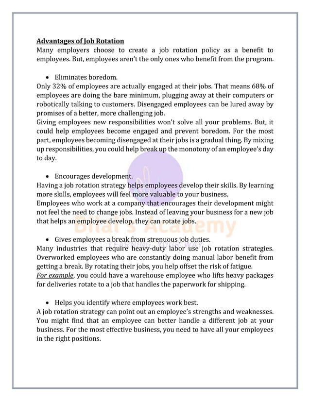 STRATEGIC HUMAN RESOURCE MANAGEMENT NOTES | PDF | Human Resources ...