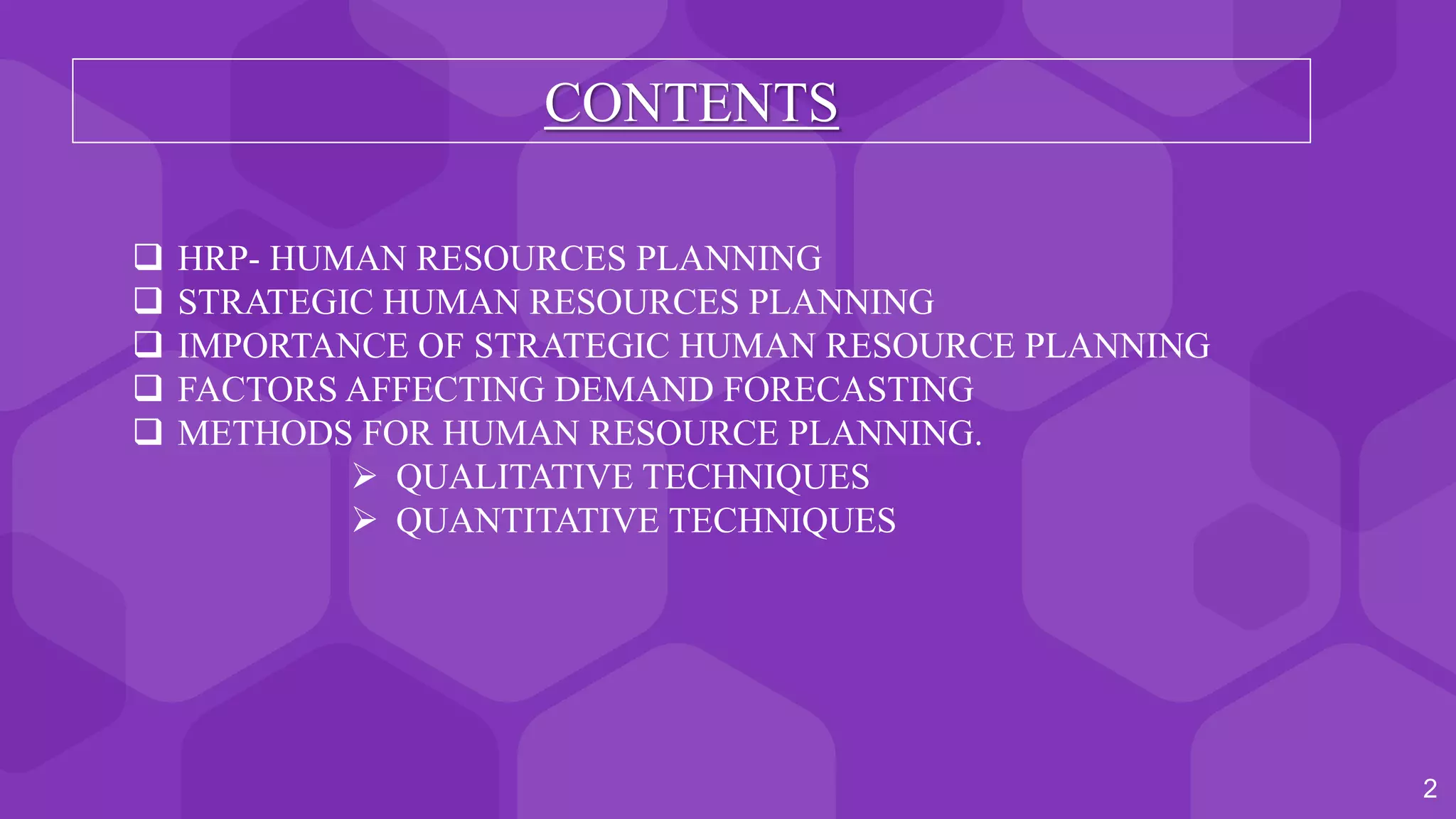 Strategic hrp methods and practices | PPTX