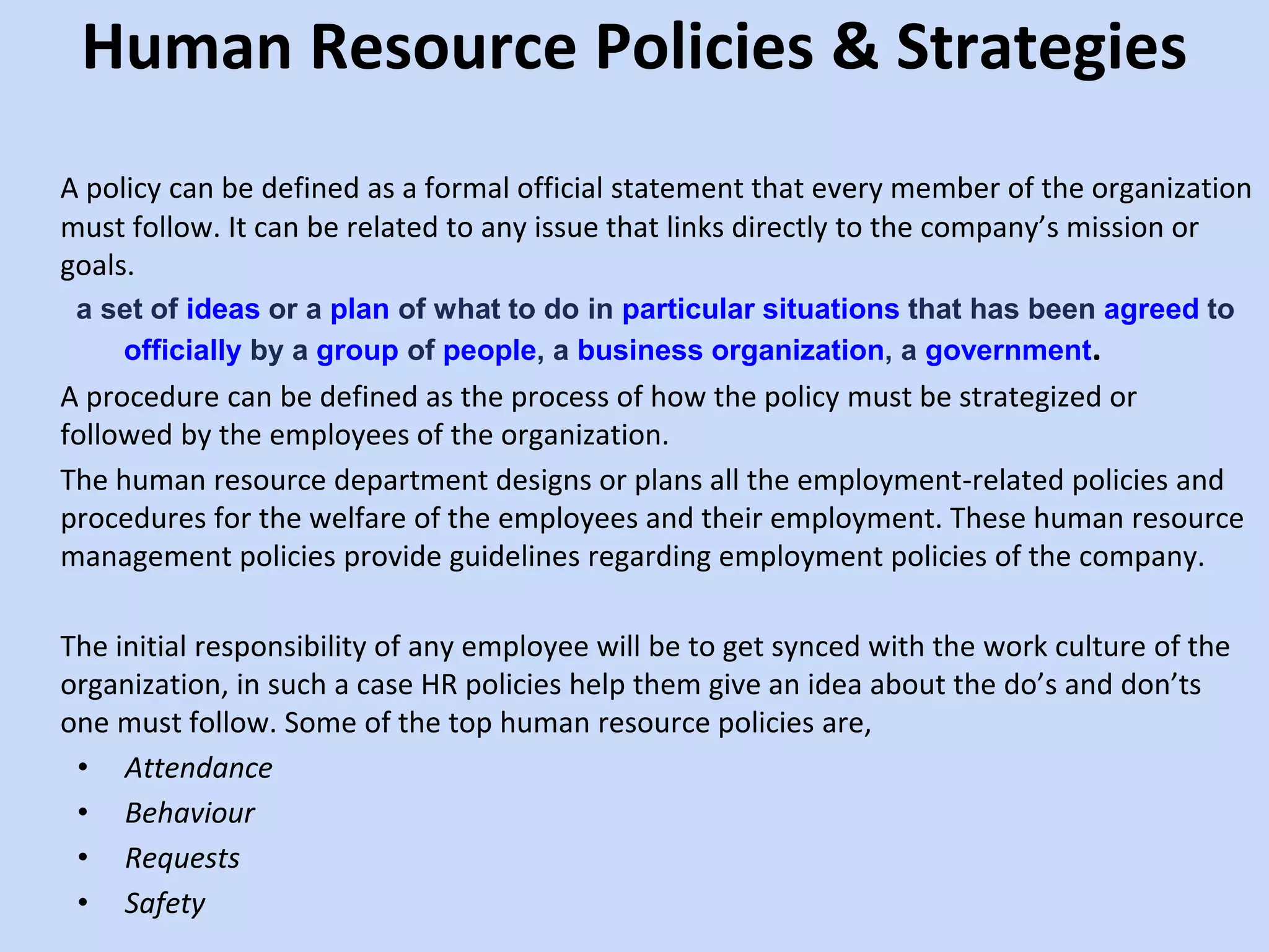 Strategic Human Resource Management | PPTX
