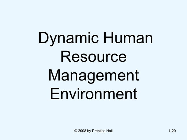 Strategic Human Resource Management Ppt