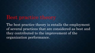 Strategic human resource management – a case study | PPTX