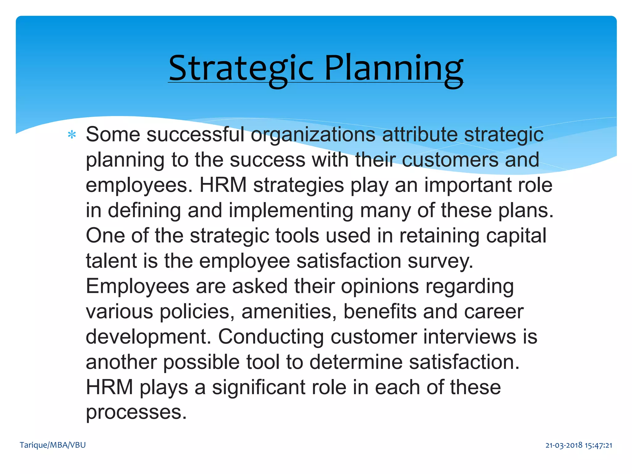 Strategic human resource management (hrm) | PPTX