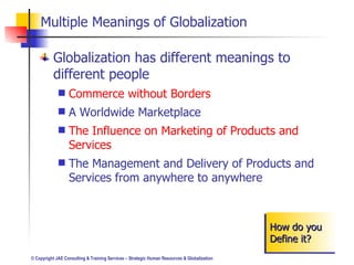 Strategic Human Resources and Globalization | PPT