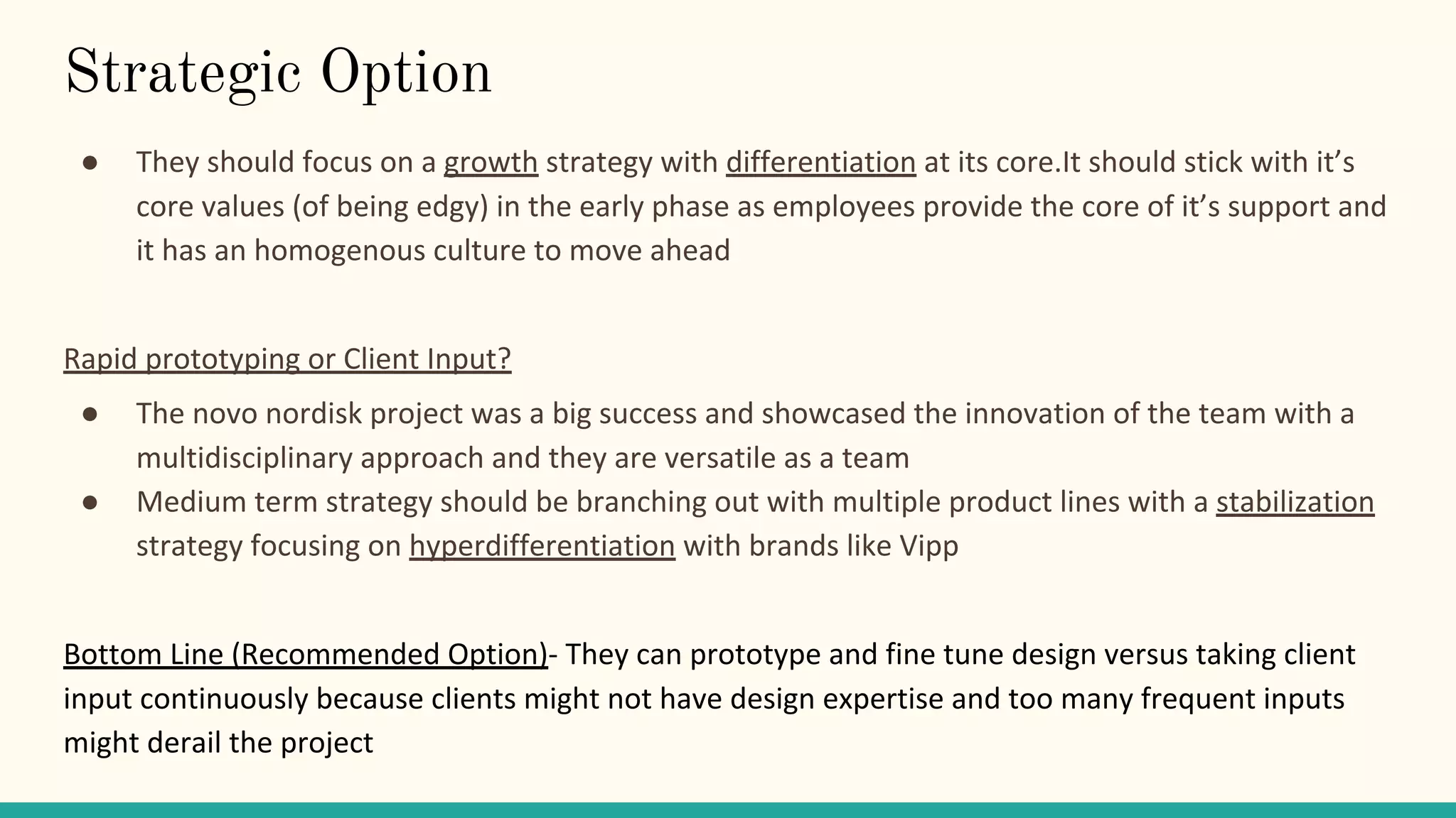 Strategic implementation - E Types | PDF