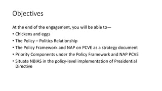 Strategic implementation matrix for policy framewok and nap on pcve | PPT