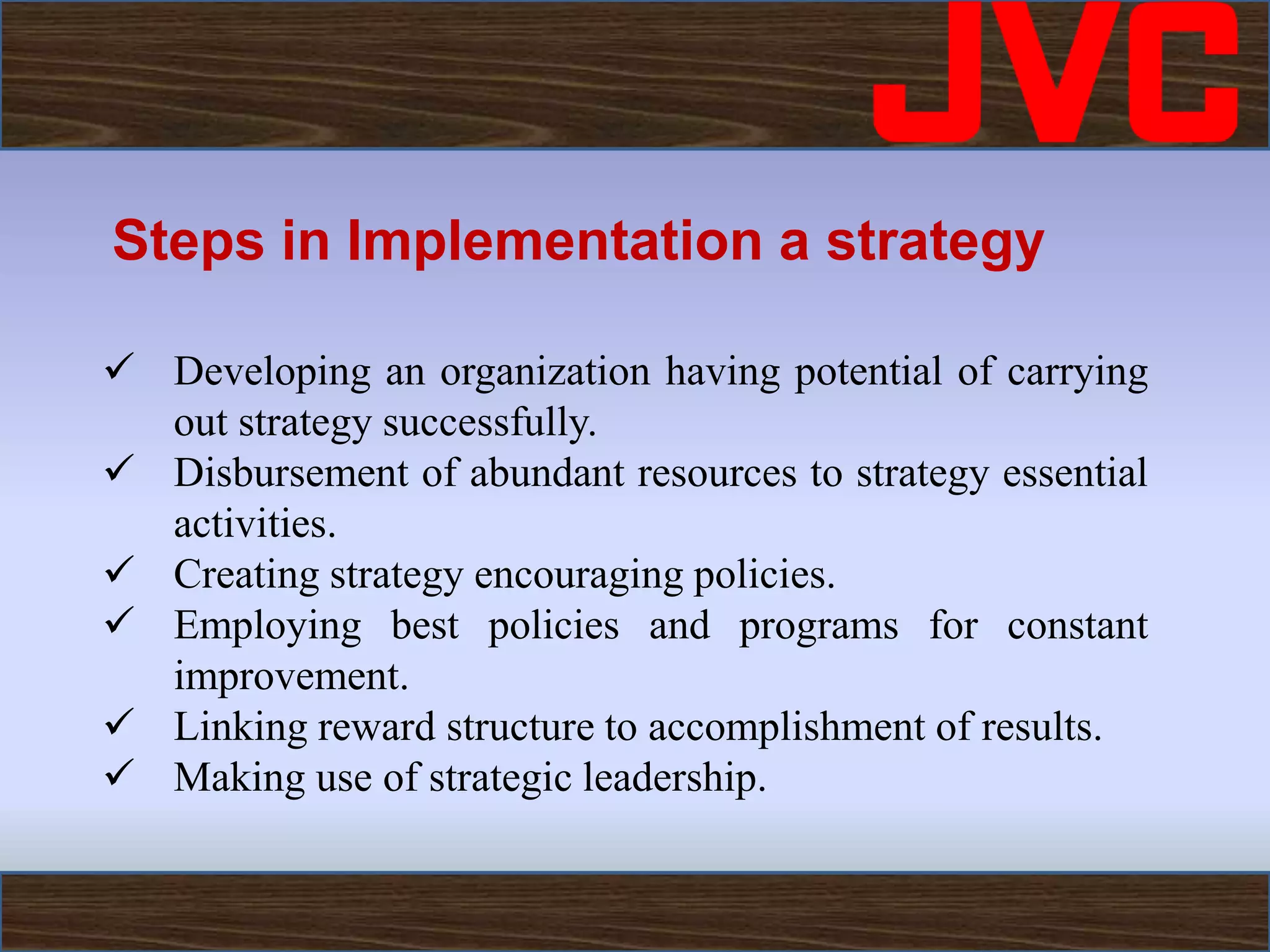 Strategic Implementation PPT | PPTX