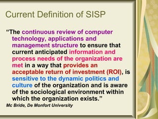 Strategic information system planning | PPT