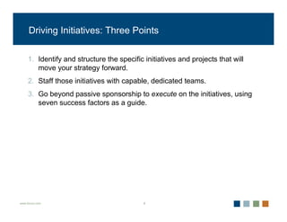 How to Lead a Strategic Initiative | PPT | Free Download