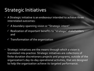 Strategic Initiatives | PPTX