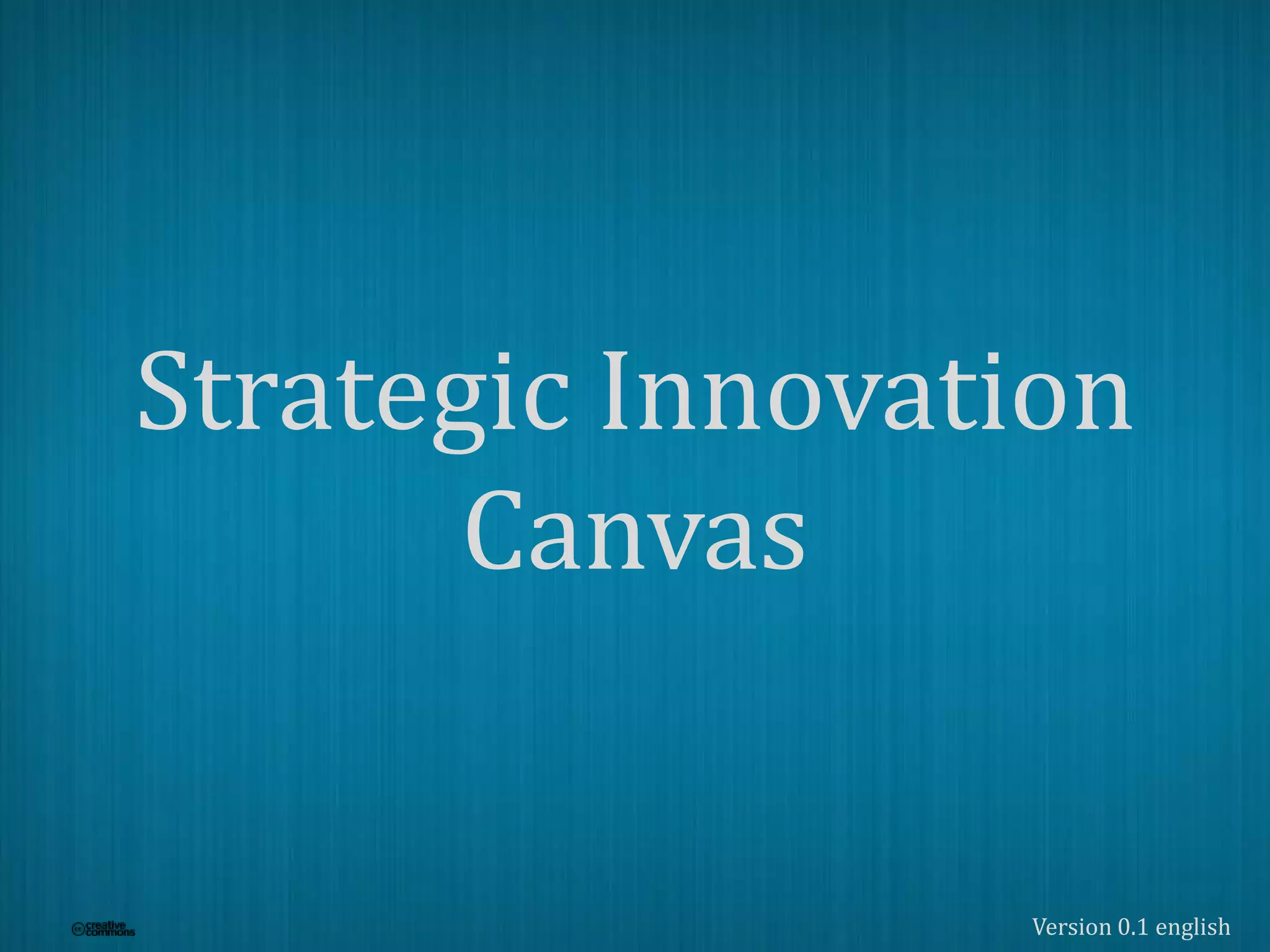 Strategic Innovation Canvas v. 0.1 | PPTX