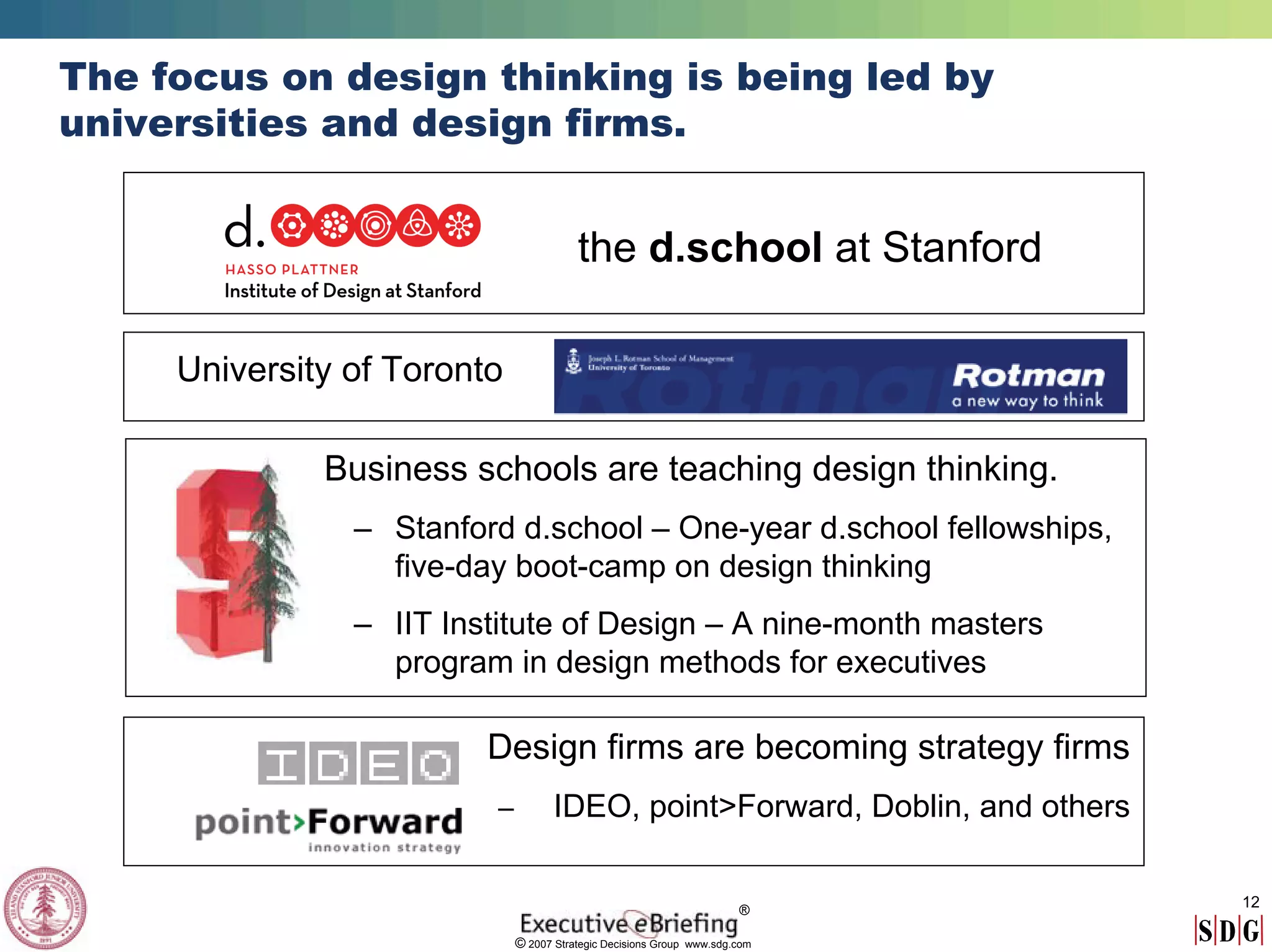 Strategic Innovation - SDG - Stanford University | PDF