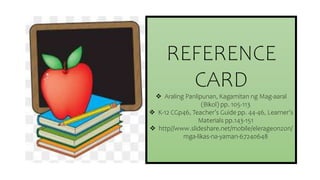 Strategic Intervention Material in Araling Panlipunan 2.pptx