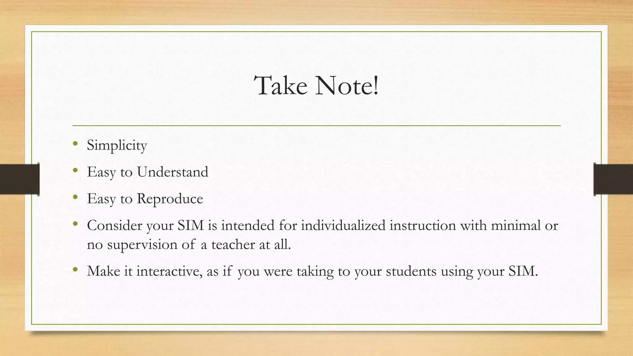Strategic intervention material (sim) 102 | PPTX
