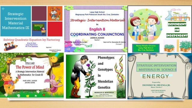 Strategic intervention material (sim) 102 | PPTX | Secondary Education ...